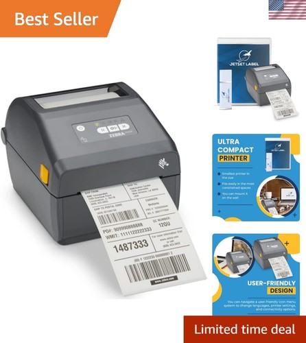 Portable USB Zebra ZD421 Printer - Fast, Error-Free Label Printing with ...