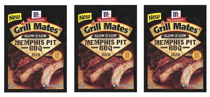 Grill Mates Memphis Pit BBQ Rub Seasoning Marinade McCormick Spices 2. ...