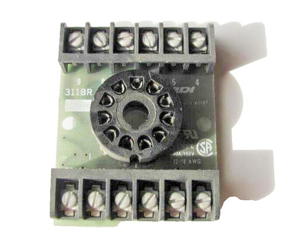 11 Pin Round Relay Socket Assembly 10A 150V 12-18 Awg, RDI 311BR FREE ...