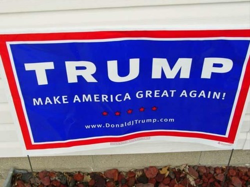 President DONALD TRUMP Make America Great Again Yard Sign 26" x 16 ...
