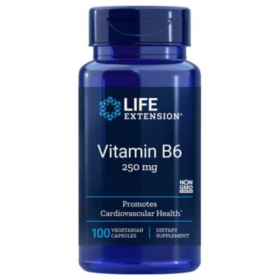 Vitamine B6 250 Mg 100 Vcaps Par Life Extension | eBay