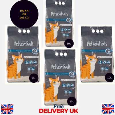 Petsentials Ultra Clumping Cat Litter 40L | Activated Carbon Odour ...
