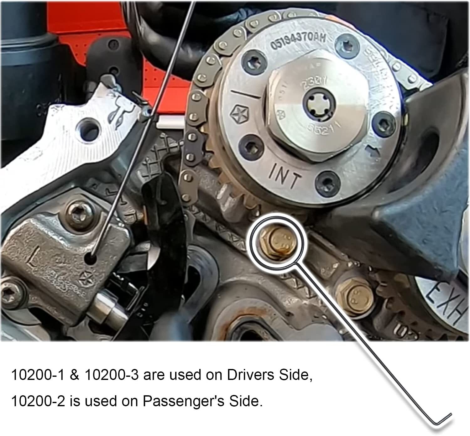 Camshaft Phaser Timing Chain Tool For Chrysler VW Dodge 3.6L 10200A ...