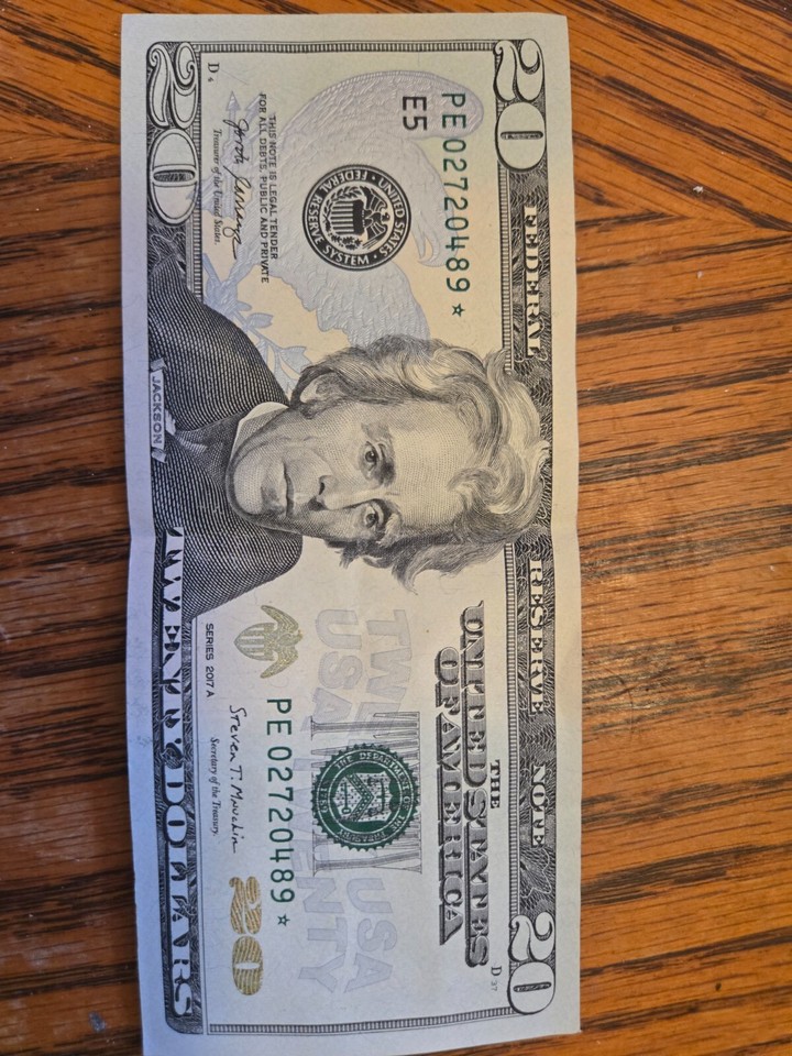 20 Dollar Bill Star Note 2017 “VERY RARE” | eBay