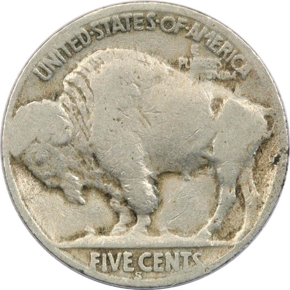 1927-S Buffalo Nickel 5C, Two Feathers Variety FS-401, Good G | eBay