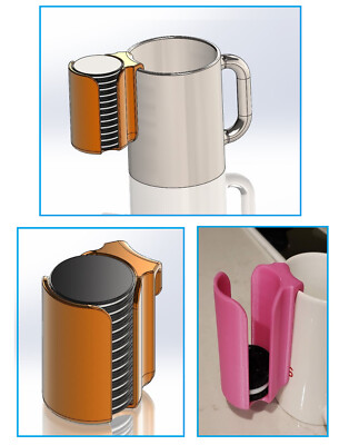 The Oreo Cup Caddy - Oreo Cookie Holder clips to any mug or cup! Holds ...