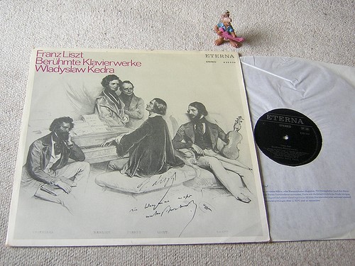 LISZT Berühmte Klavierwerke WLADYSLAW KEDRA 1970 DDR LP blk/slv ETERNA ...