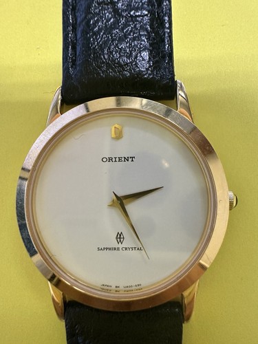 Orient Japan Sapphire Cristal UA00-A1 BU BASE METAL BEZEL , STAINLESS ...