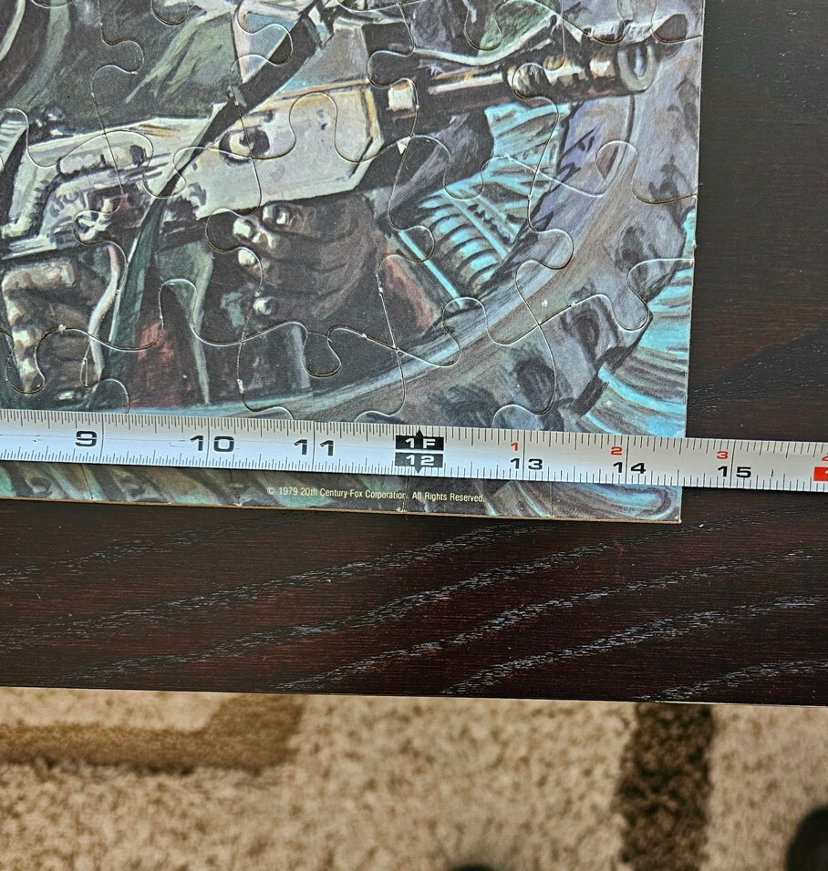 1979 Alien Jigsaw Puzzle 250 pc Vintage 36" x 14.5" Beautiful *Reduced ...