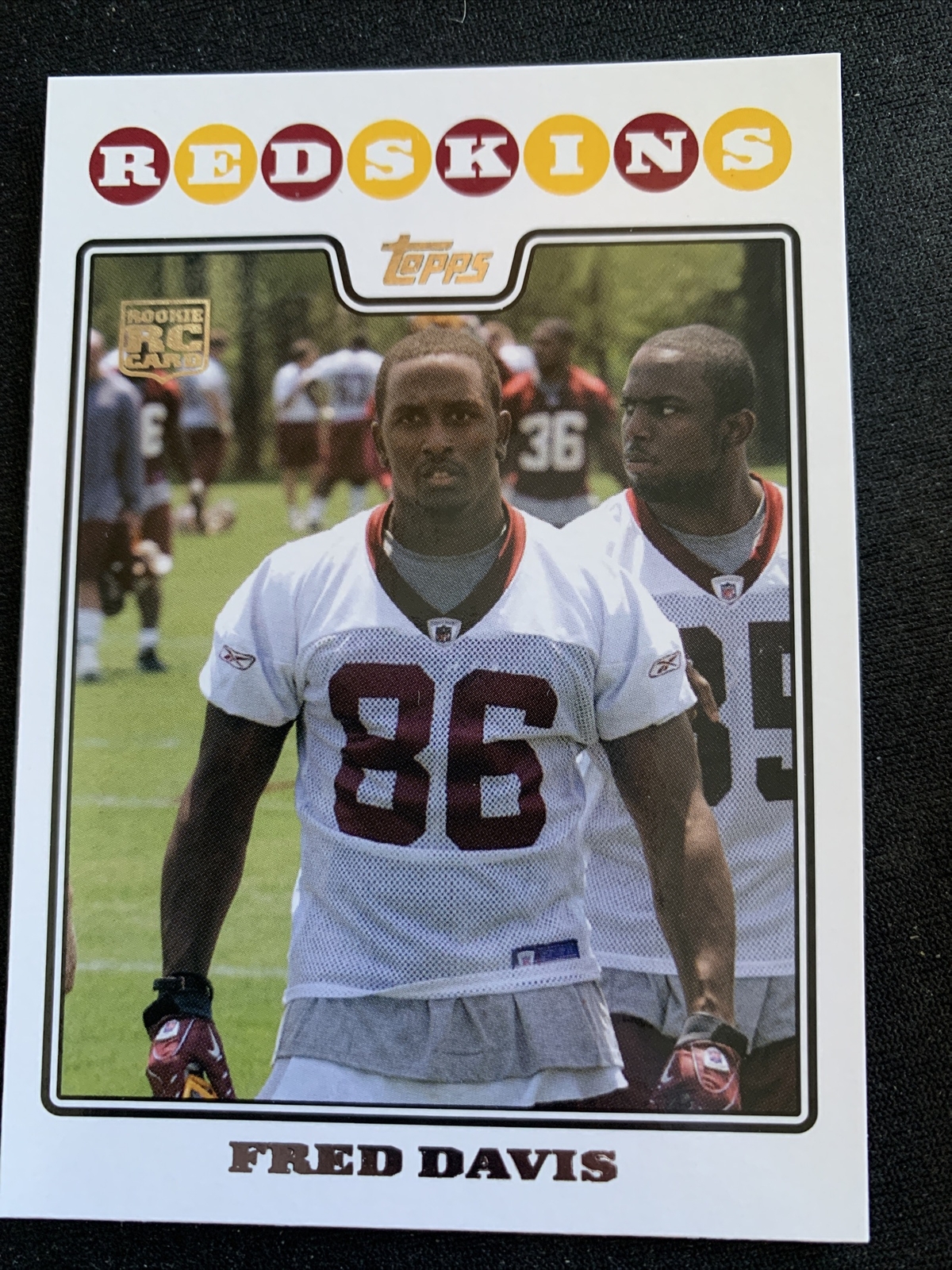 2008 Topps Rookie RC Card #379 Fred Davis Washington Redskins NMMT Free ...