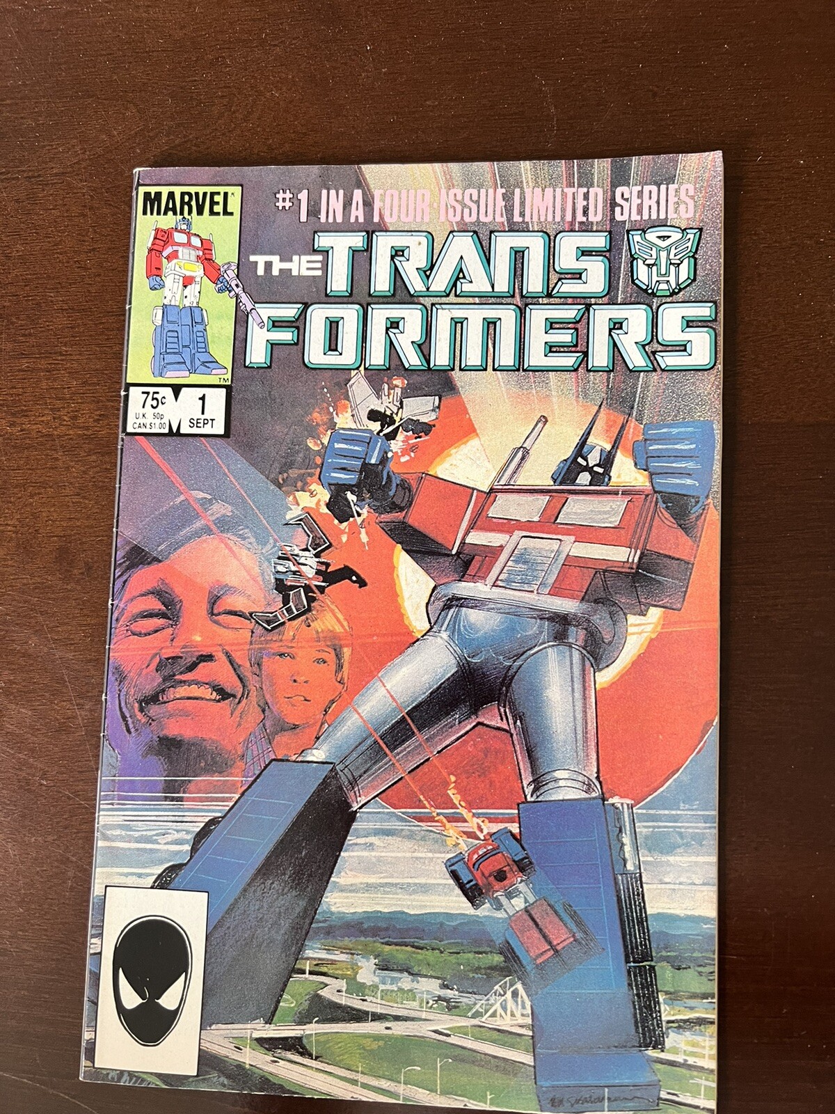 Transformers #1 Marvel Comics White Pages First Appearance | eBay