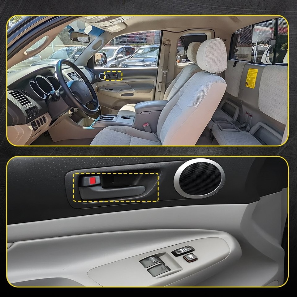 Gray LH RH Interior Inside Door Handle Front Rear For 2003-2008 Toyota ...