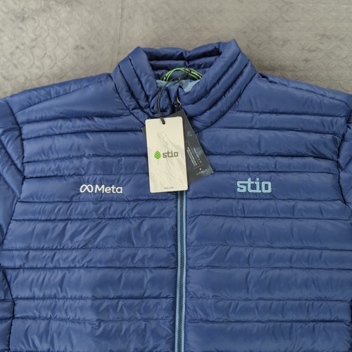 Stio Pinion Down Jacket Puffer Lightweight 800 FP Full Zip Pockets Men ...