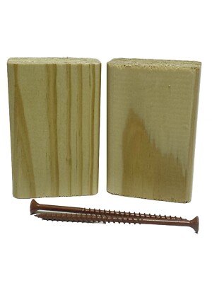 Wood Blocks 2" X 3" Deck Railing Support Crush Blocks 2 Pack (2 In. X 3 ...