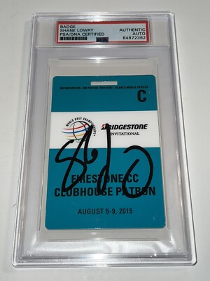 Shane Lowry Signed Autographed 2015 World Golf Championship Winner ...