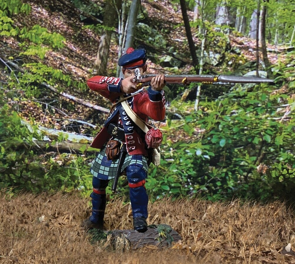 BRITAINS AMERICAN REVOLUTIONARY WAR 16055 BRITISH 42ND HIGHLAND REGT ...