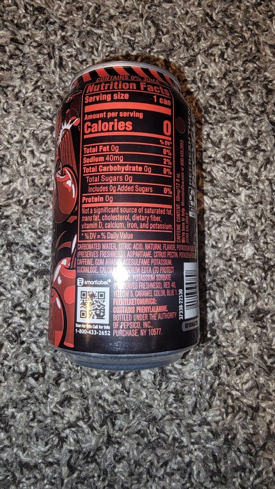 Mountain Dew Zero Sugar Code Red 12oz Can | eBay