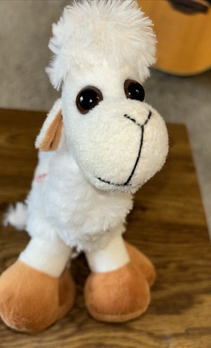 Jerusalem Plush Souvenir White Camel HK Beuty Sea Trade Co 7"T x 8L" | eBay
