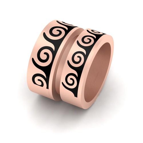 Matching Bride and Groom Wedding Band Set His and Her Promise Rings ...