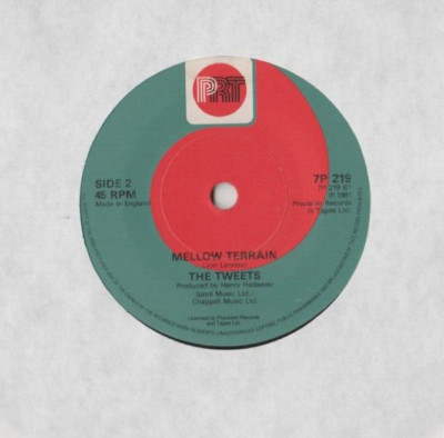 THE TWEETS Birdie Song / Mellow Terrain 45 EP RECORD UK IMPORT 1981 | eBay