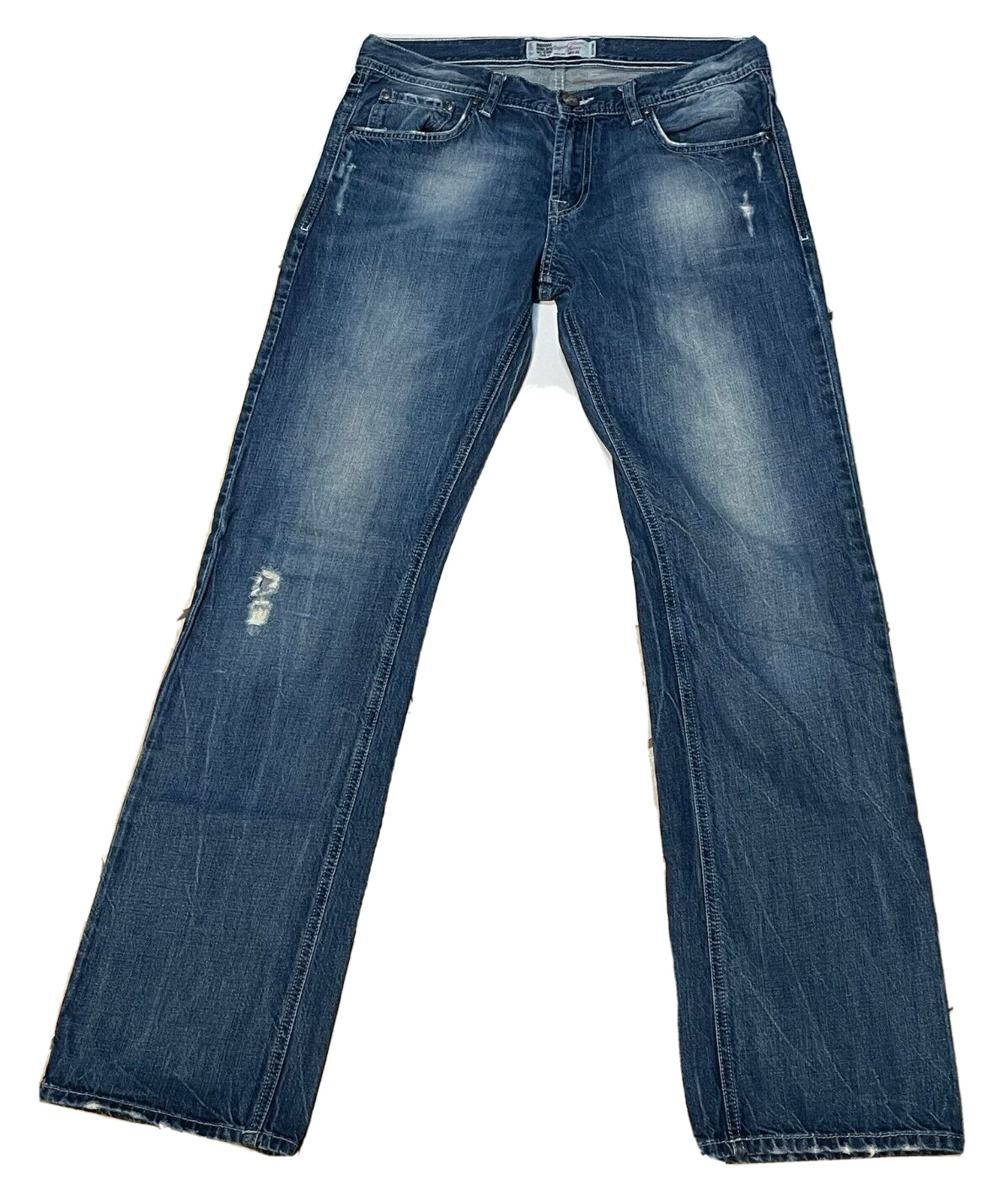 TRF Denim Rules jeans womens 8 distressed straight 32… - Gem