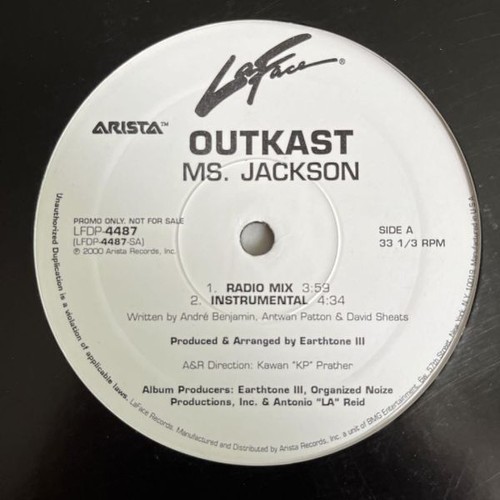Outkast -Ms. Jackson Promo/Promo/Us Original | eBay