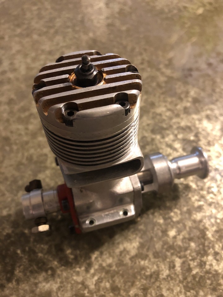 Unidentified McCoy 60? Control Line Model Airplane Engine Piston Moves ...