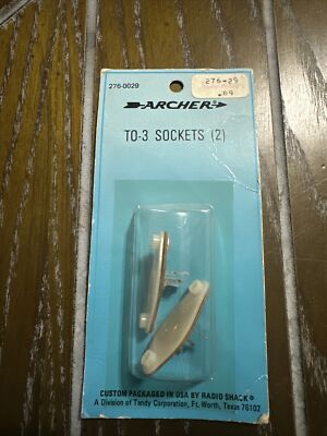 NOS Radio Shack Archer 276-0029 TO-3 Sockets (2) | eBay