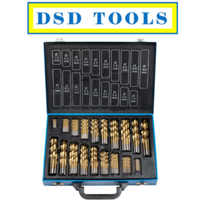DSD TOOLS 170pc Hss Metric Drill Bit, Bits Set, 1mm to 10mm DS1007 ...