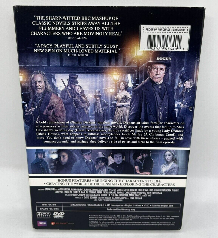 Dickensian DVD Set (3 Discs) Charles Dickens BBC Series **NEW/SEALED ...