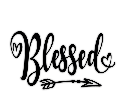 Blessed Vinyl Decal, Window, Car, Laptop, Tumbler decal | eBay