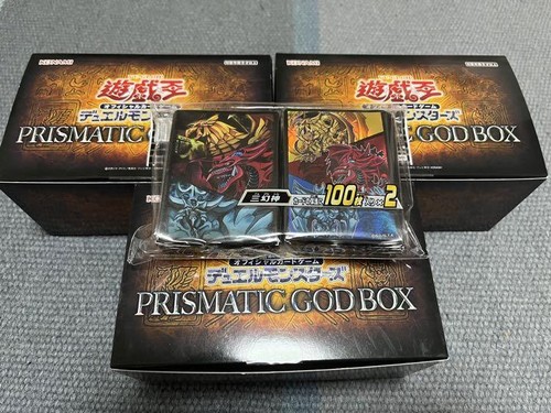 Yu-gioh Yu-Gi-Oh PRISMATIC GOD BOX Konami Ra Osiris Obelisk Set of 3 ...