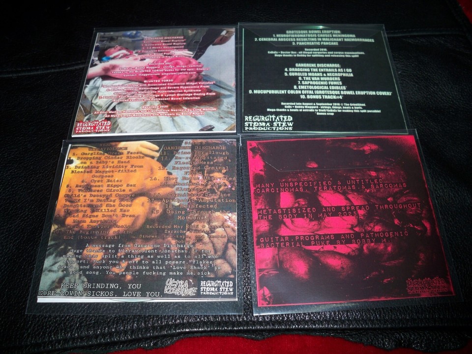 4 CDr LOT - June 2025 pt. 1 - GORE SEWAGE SPLATTER DEATH GRIND HNW - BULK | eBay