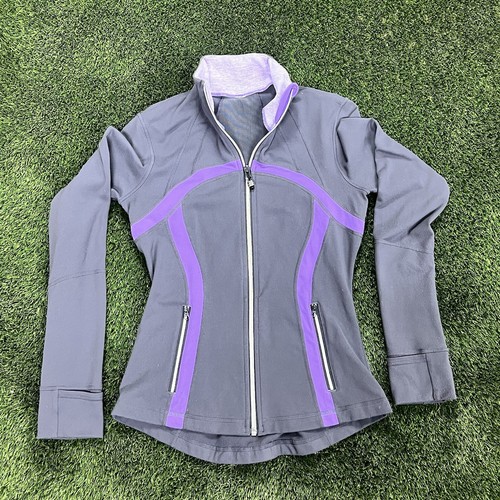 Lululemon Define Jacket Purple Grey Full-Zip Womens Size 6 | eBay