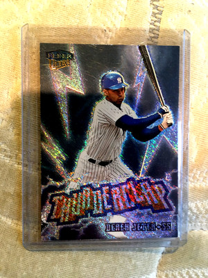 199 fleer ultra derek jeter thunderclap #6 | eBay