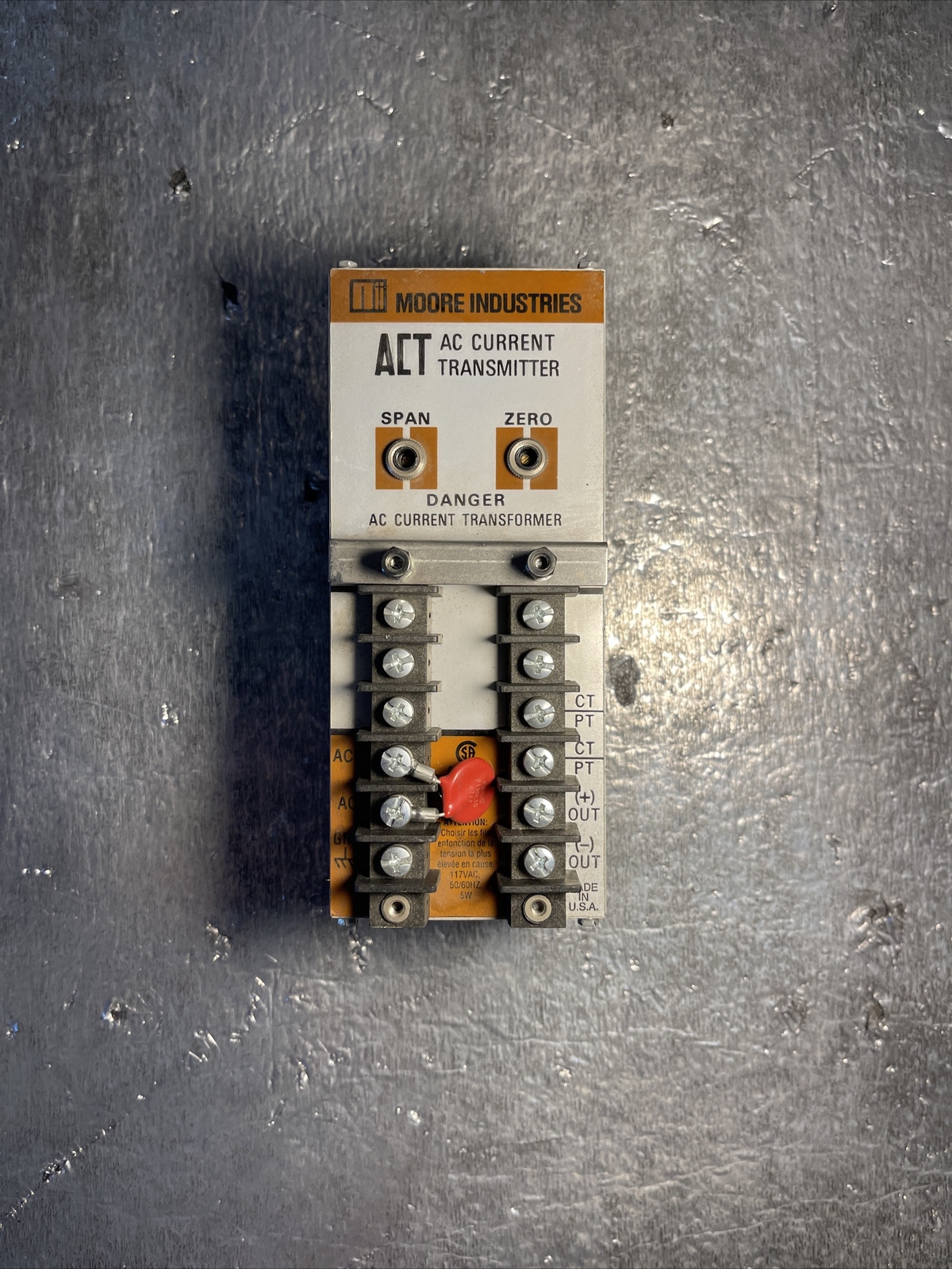 MOORE INDUSTRIES ACT/0-5A/4-20MA/117AC-EM[AB] | eBay