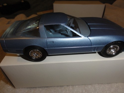MPC 1:25 scale 1985 Chevrolet Corvette Dealer Promo Model Car Blue NEW ...