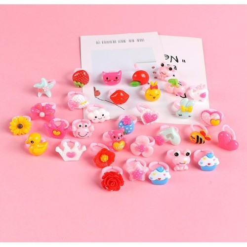 cute small tiny Plastic gift toy ring for child boy girl kids animal ...