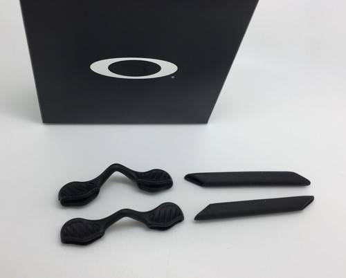 AUTHENTIC OAKLEY RADARLOCK EAR SOCKS & NOSE PADS KIT BLACK NEW!!! TIPS ...