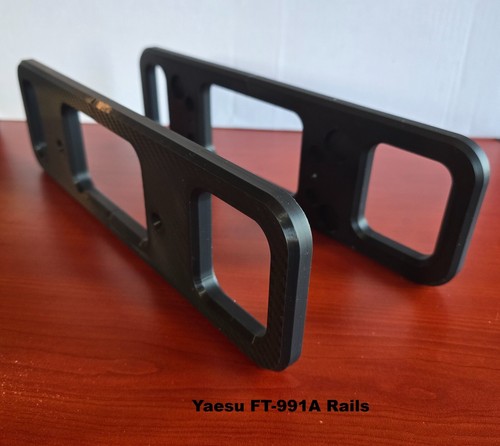 Yaesu FT-991/991A Transceiver Side Rails Carbon Fibre Pattern Effect on ...