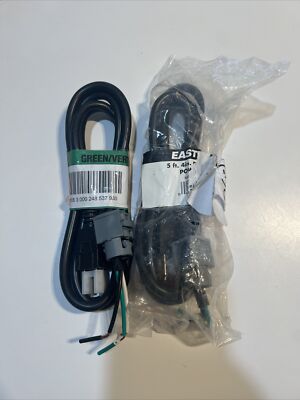 2 Universal Dishwasher Power Plug Kit Dishwasher Power Cord 5' 4" | eBay