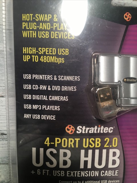 Stratitec USBM24S 4-port USB 2.0 Mini Hub for sale online | eBay