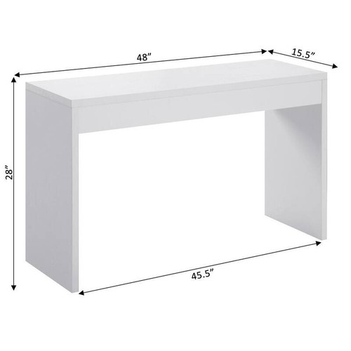 Short Long Vanity Table Low Makeup Desk For Small Space Room Dressing ...