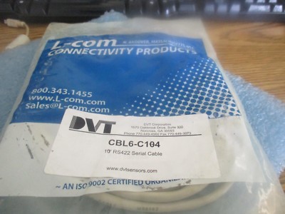 DVT Model: CBL6-C104 Cable. 10' RS422 Serial Cable. New Old Stock | eBay