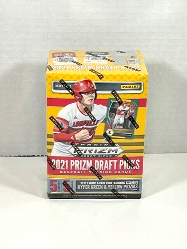 2021 PANINI PRIZM DRAFT PICKS BASEBALL FACTORY SEALED BLASTER BOX 5 ...