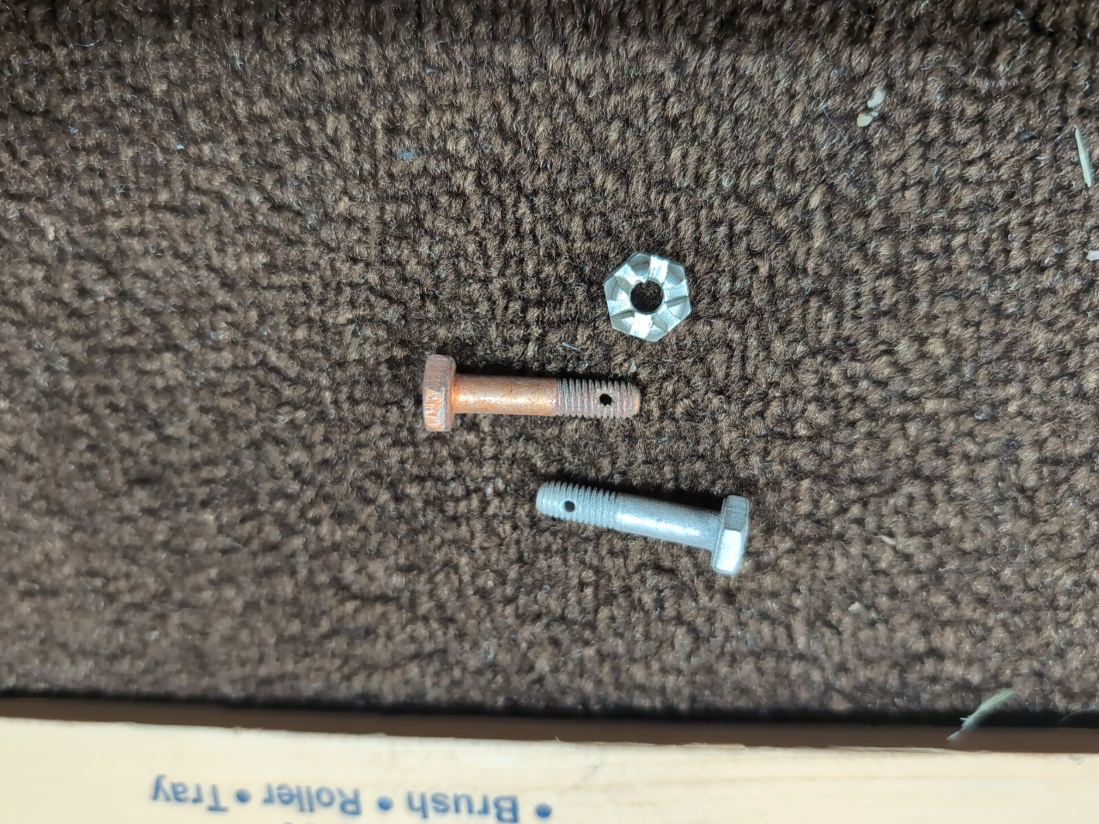 AN 10-32 x 7/8 inch Hex Head Drilled Aircraft Bolts Castle Castlellated ...