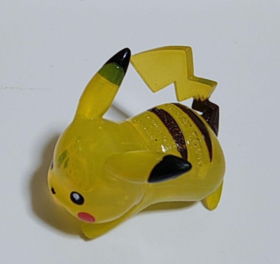 Pokemon Pikachu Eevee Miniature Figure Set 2005 TOMY, Clear, Small ...