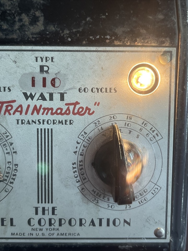 VINTAGE LIONEL 110 WATT TYPE R TRAIN TOY TRAINMASTER TRANSFORMER ...