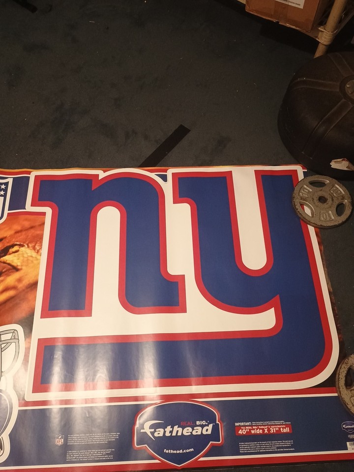 Real Big Fathead NFL NEW YORK GIANTS 40"X31" wall Decal | eBay