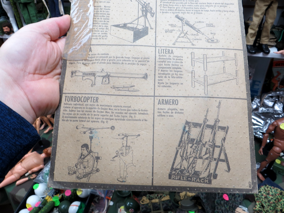 VINTAGE GI JOE 1964: JOEZETA 1970s VINTAGE GEYPER MAN BUNK BED ON ...